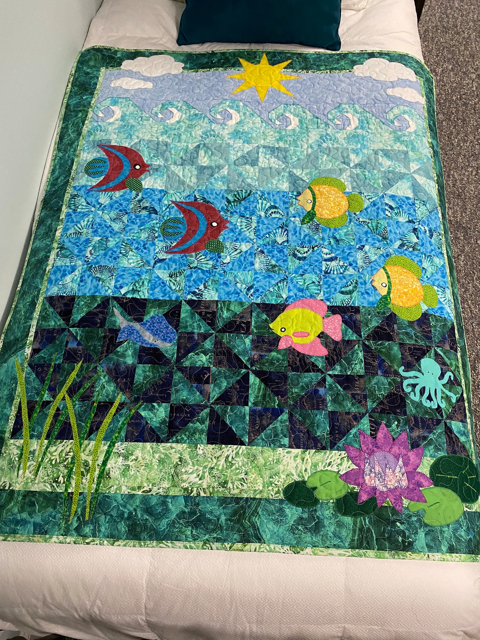 Under the Sea Child's Quilt Pattern - Etsy