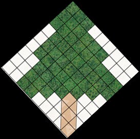 On-point Pine Tree Quilt Block Pattern - Etsy