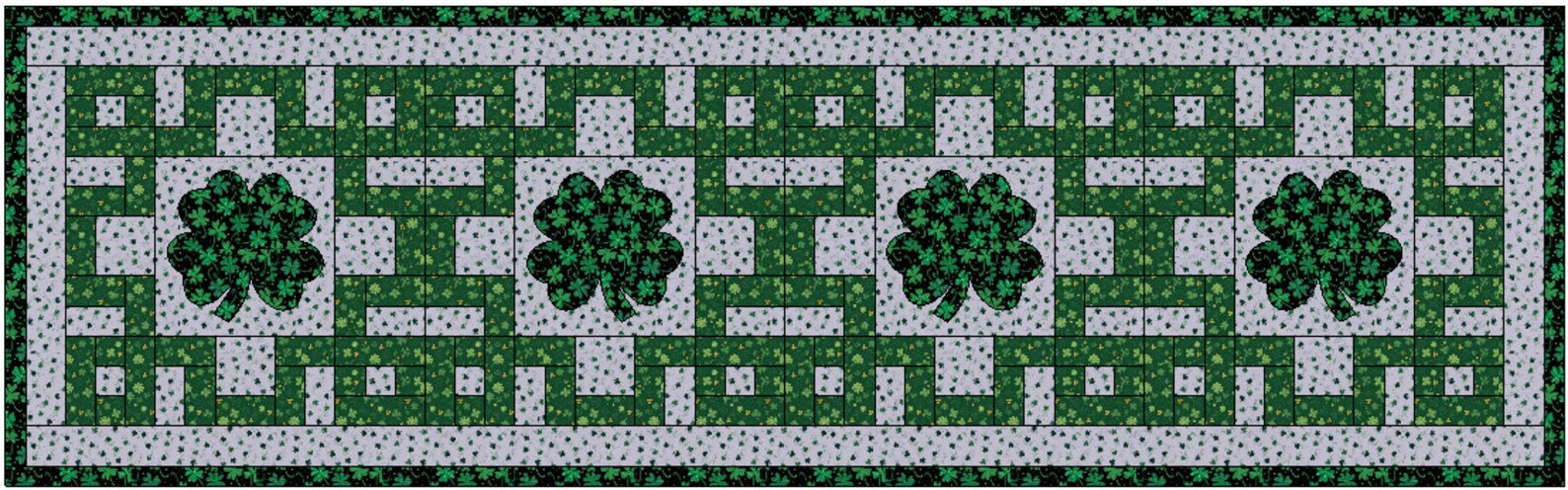 Emerald Isle Table Runner Quilt Pattern, PDF DOWNLOAD - Etsy