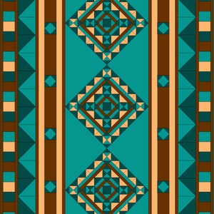 Santa Fe Quilt Pattern - Etsy