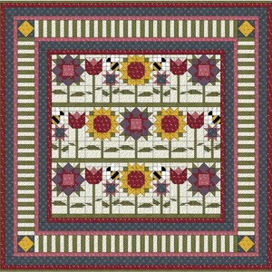 Sunflower Quilt Block Pattern - Etsy