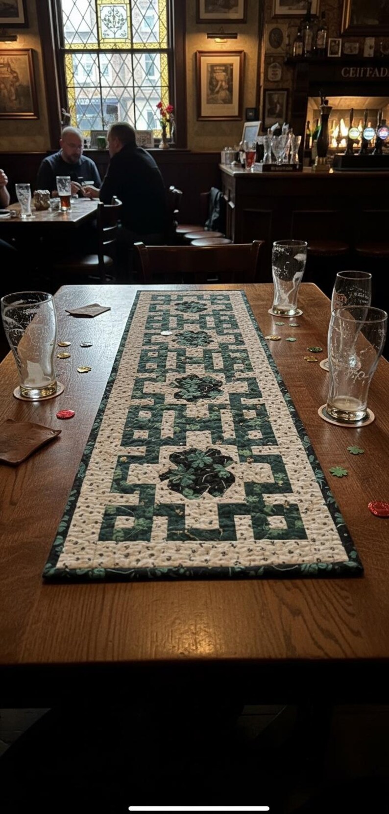 Emerald Isle Table Runner Quilt Pattern, PDF DOWNLOAD - Etsy
