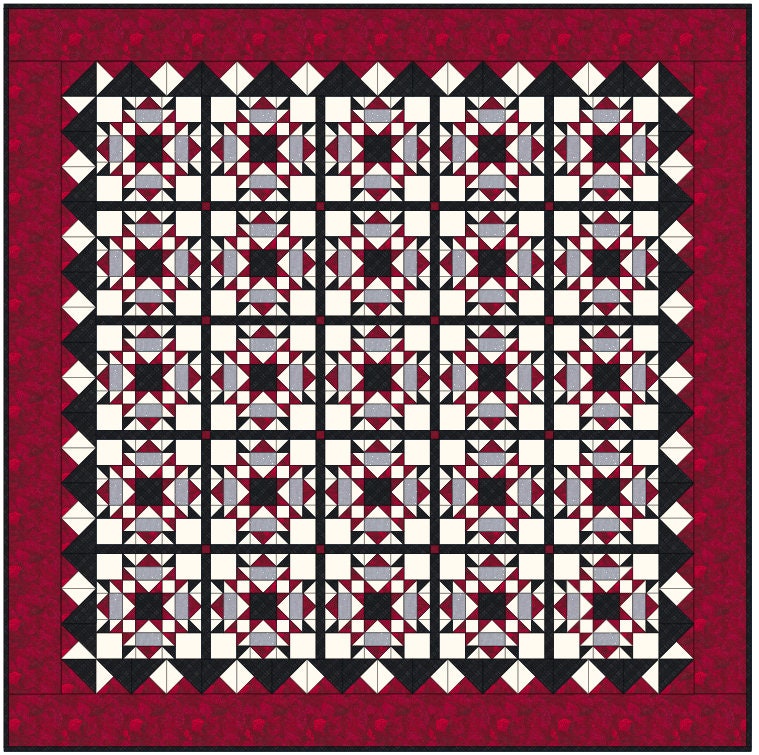 Winter Snowflakes Quilt Pattern - Etsy