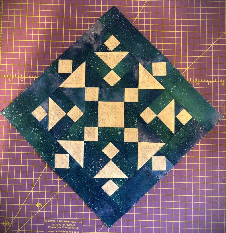 Northern Lights Table Runner Pattern - Etsy