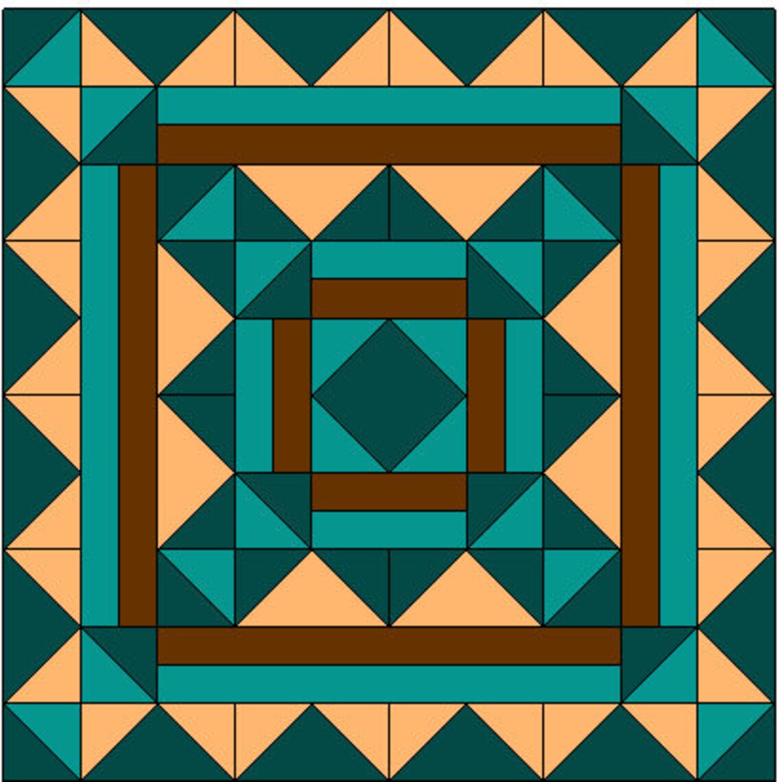 Santa Fe Quilt Pattern - Etsy