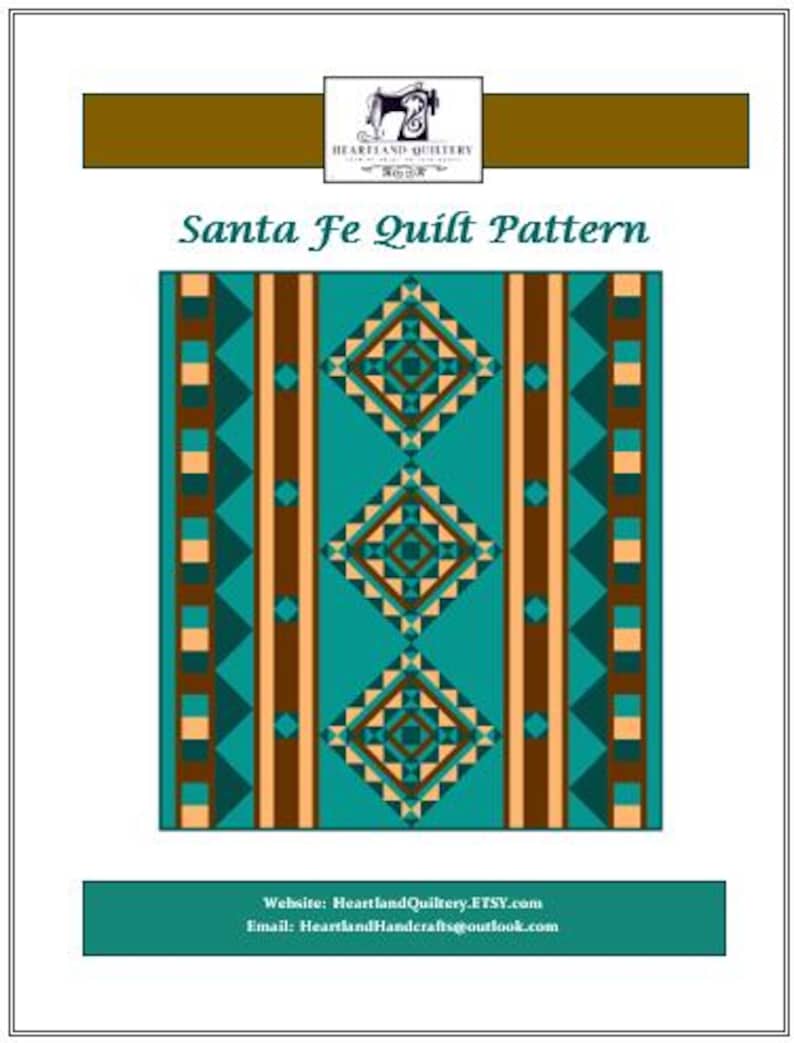 Santa Fe Quilt Pattern - Etsy