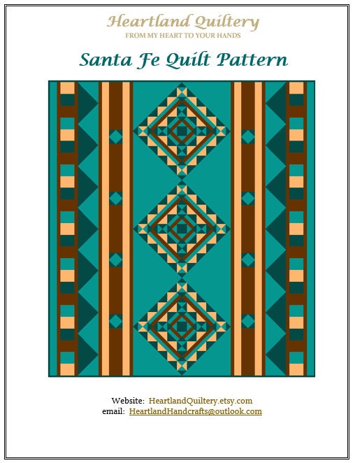 Santa Fe Quilt Pattern - Etsy