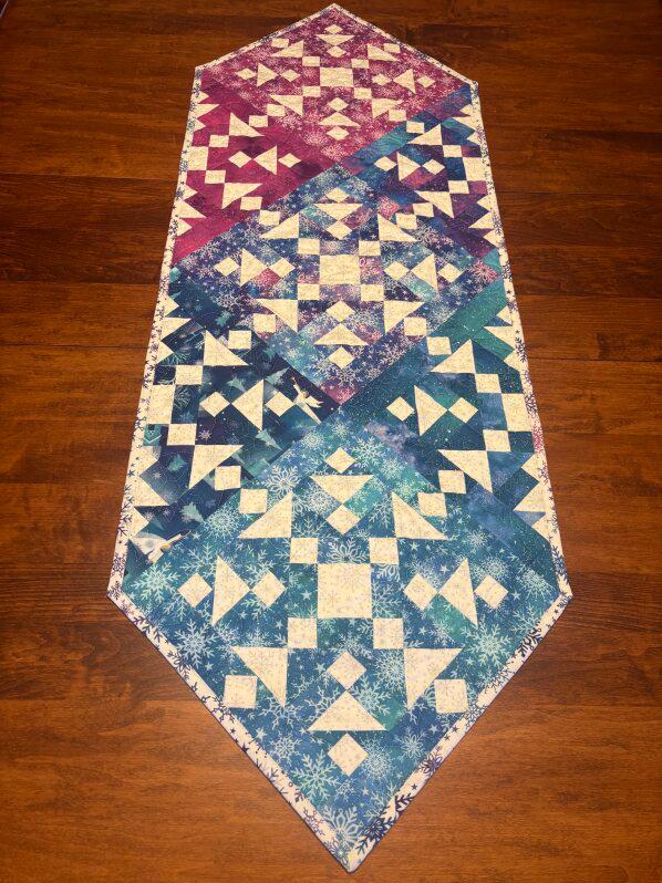 Northern Lights Table Runner Pattern - Etsy