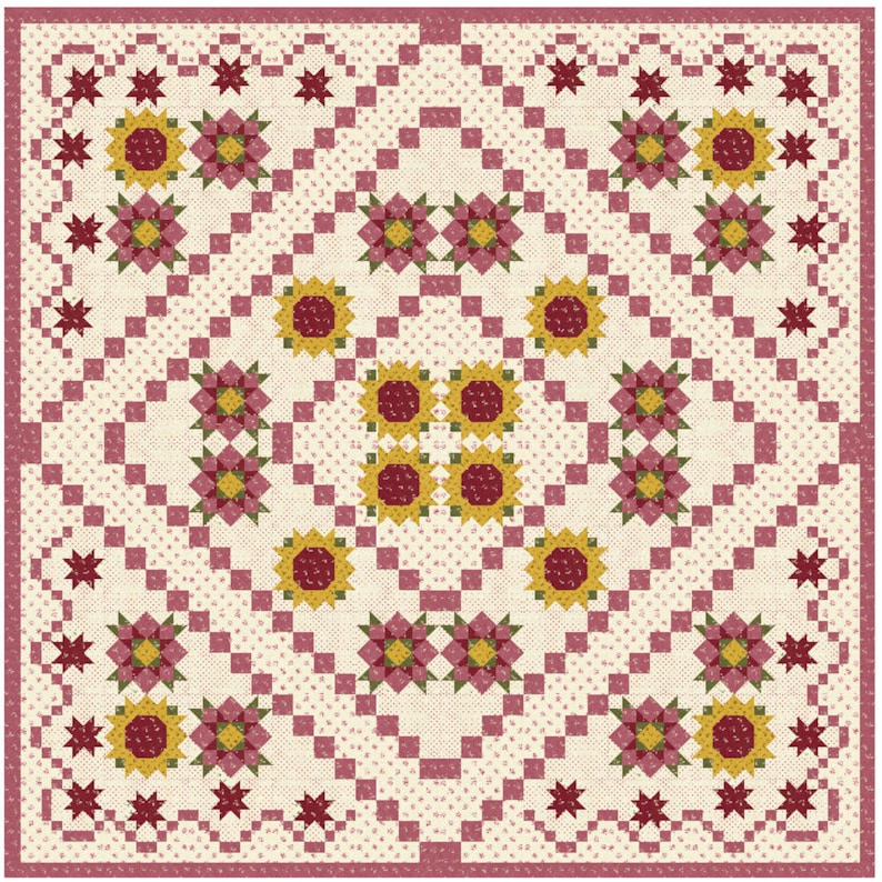 Country Garden Quilt Pattern - Etsy