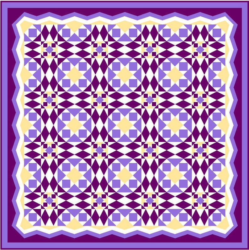 Arabesque Quilt Pattern - Etsy