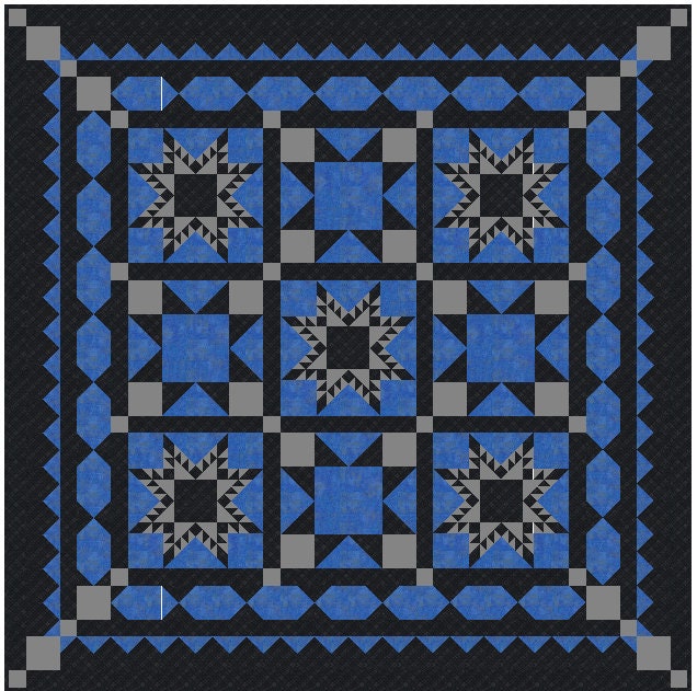 Smoky Mountain Sunset Quilt Pattern - Etsy