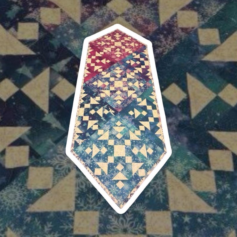 Northern Lights Table Runner Pattern - Etsy