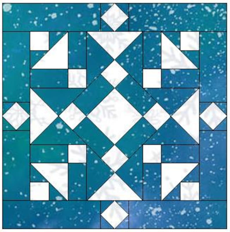 Northern Lights Table Runner Pattern - Etsy
