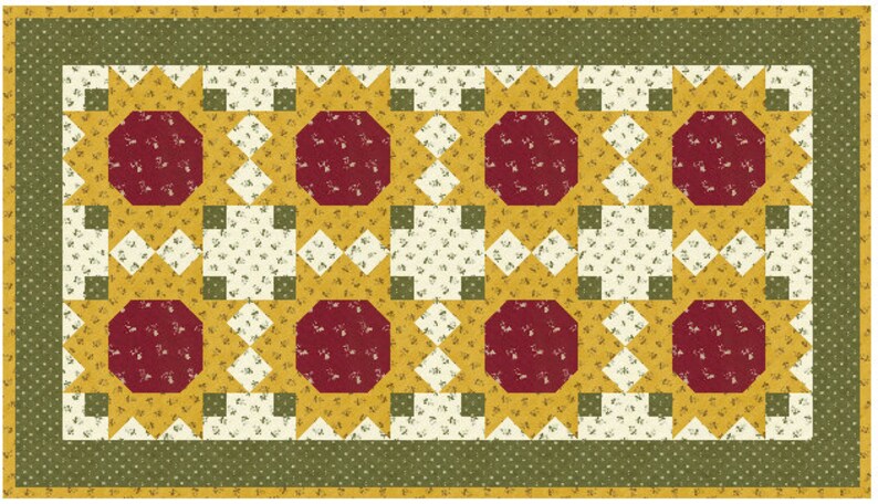 Stunning Sunflowers Table Runner Pattern - Etsy