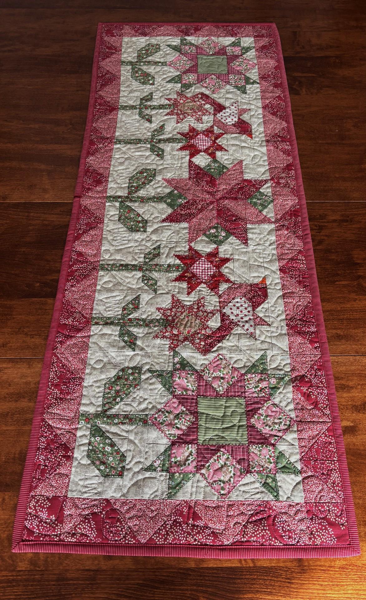 Birds and Blooms Table Runner Pattern - Etsy
