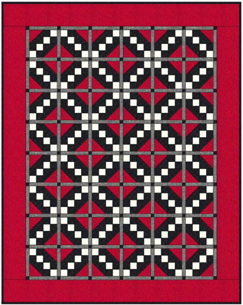 Square Dance Quilt Pattern - Etsy