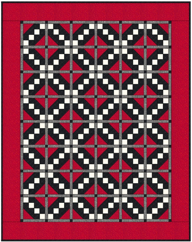 Square Dance Quilt Pattern - Etsy