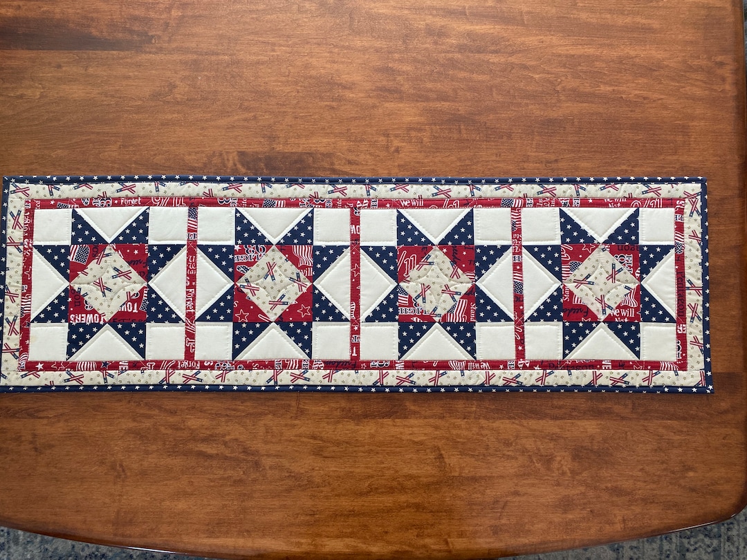Stars of Liberty Table Runner Pattern - Etsy
