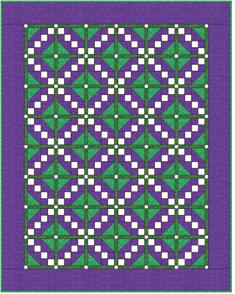 Square Dance Quilt Pattern - Etsy