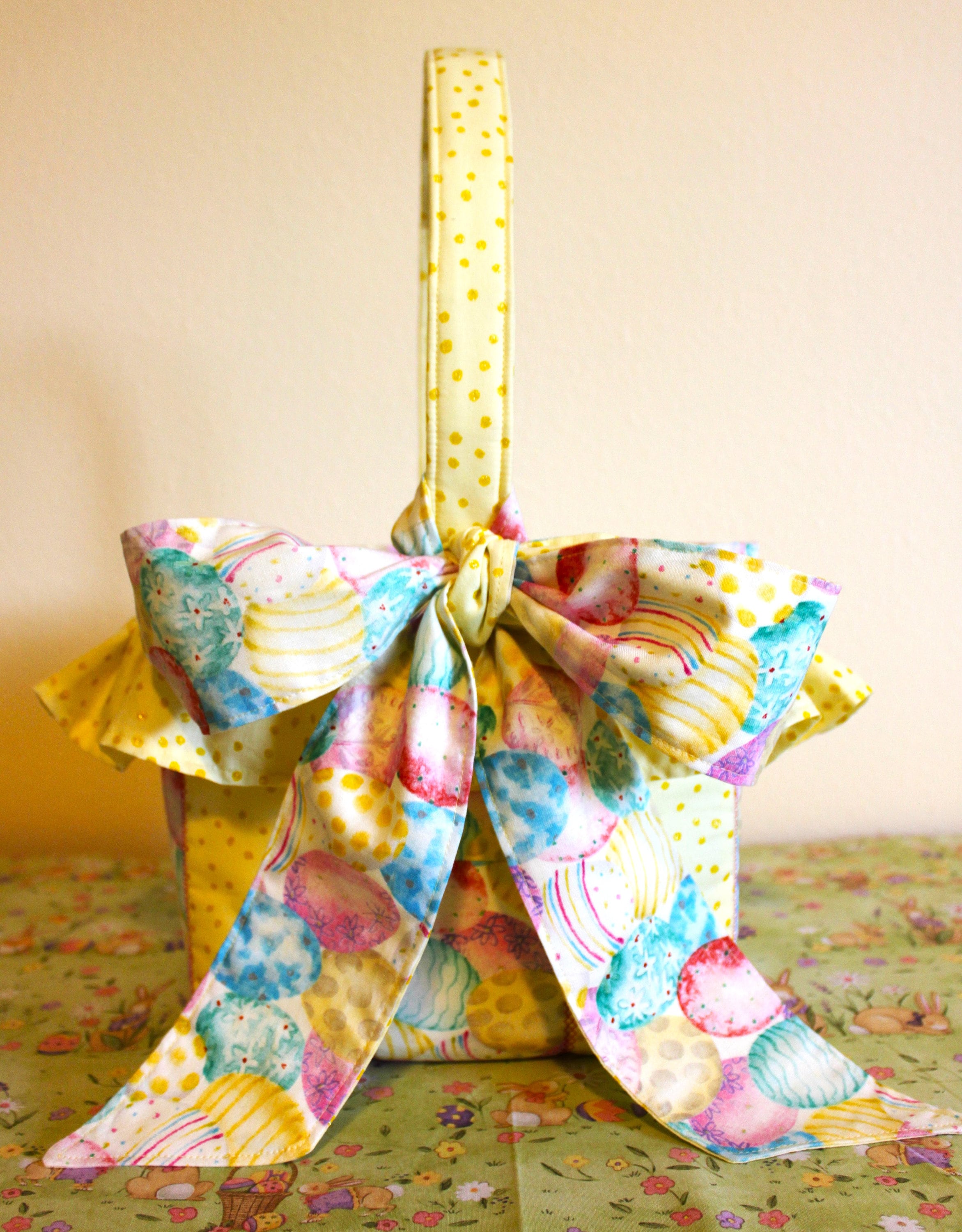Cottage Chic Ruffled Basket, Easter Basket Sewing Pattern - Etsy