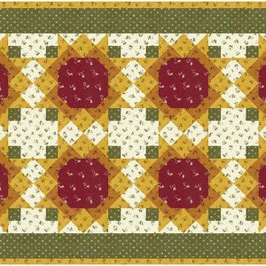 Sunflower Quilt Block Pattern - Etsy