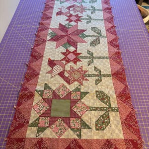 Birds and Blooms Table Runner Pattern - Etsy