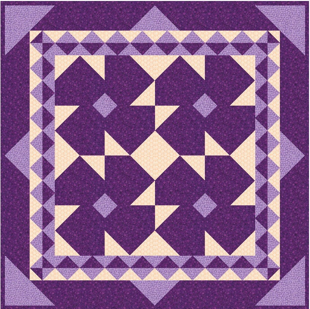 Precious Pansies Baby Quilt Pattern - Etsy