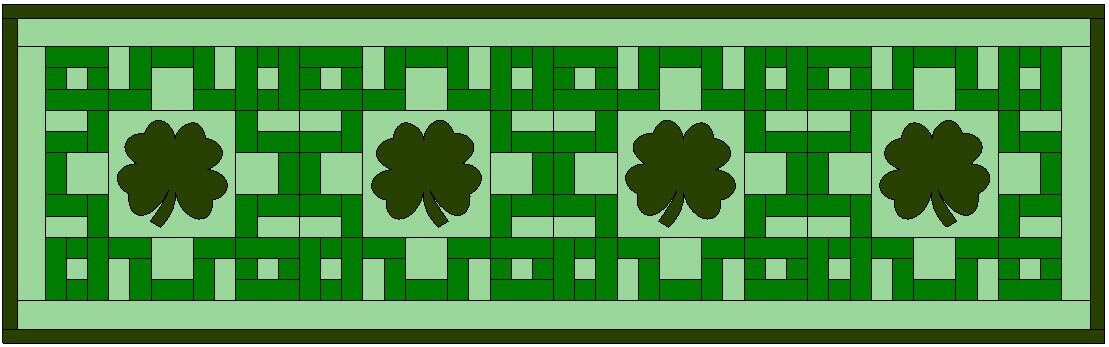 Emerald Isle Table Runner Quilt Pattern - Etsy