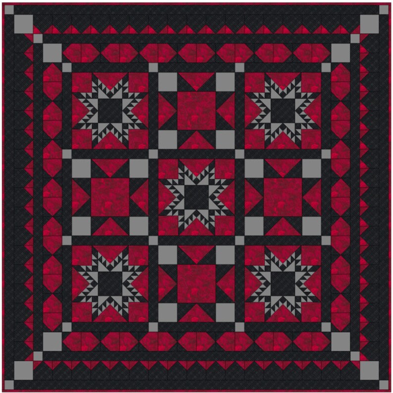 Smoky Mountain Sunset Quilt Pattern - Etsy