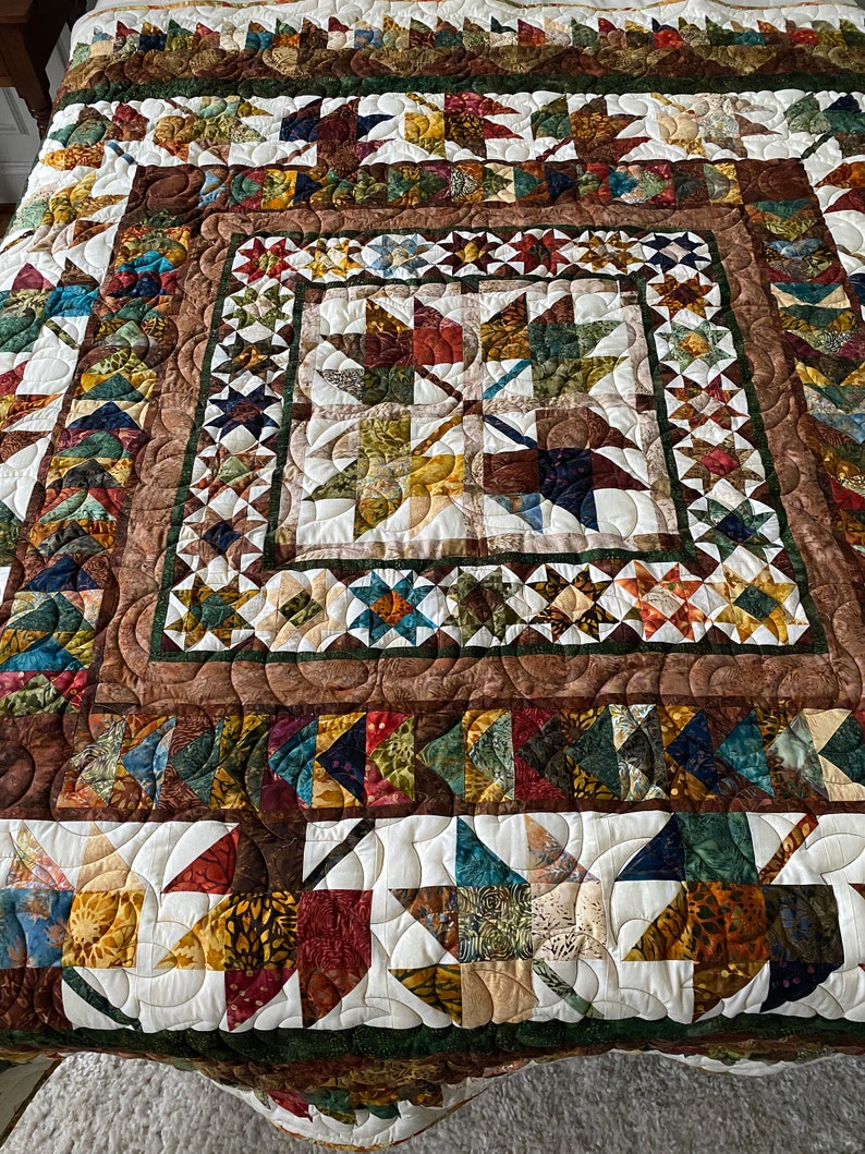 Autumn Winds Quilt Pattern (85" X 85") - Etsy