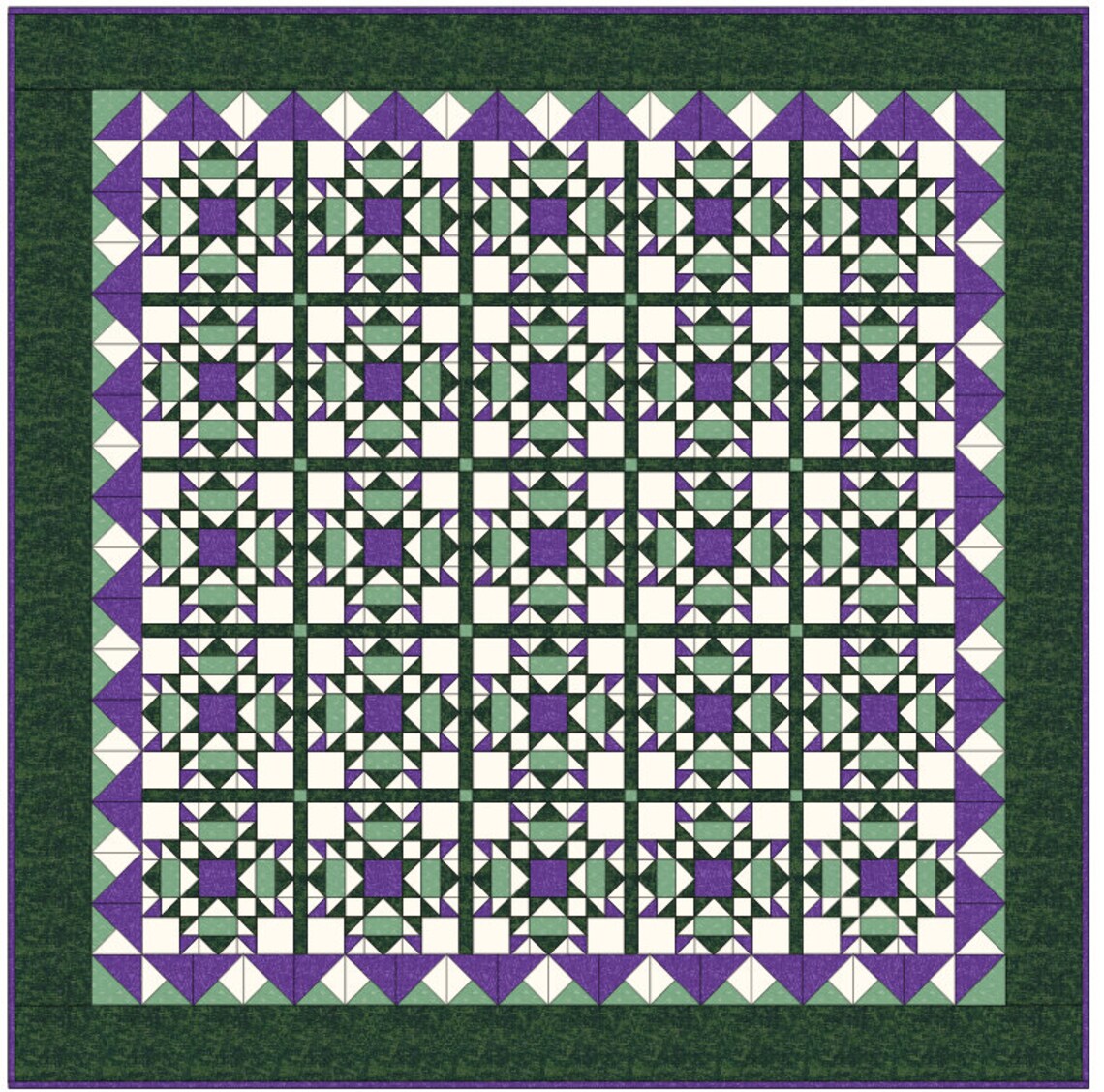 Winter Snowflakes Quilt Pattern - Etsy