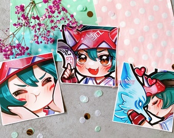 Kiriko Chibi Matte Vinyl Sticker Overwatch 2 - Etsy UK