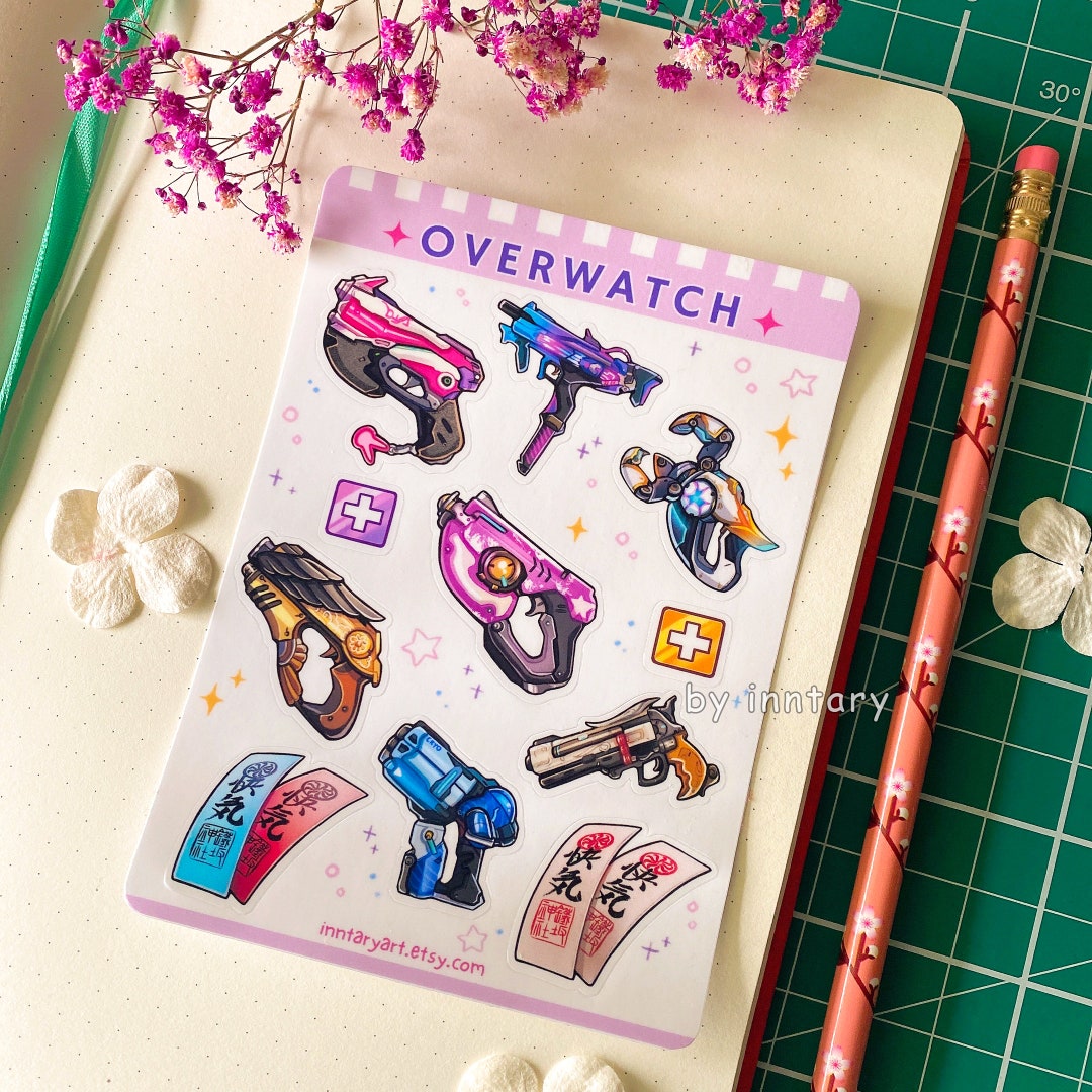 Overwatch 2 Sticker Sheet | A6 Size | Gaming for Laptop Bullet Journal ...