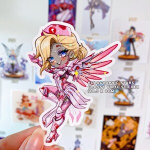 Mercy Zombie Doctor Overwatch 2 Sticker | 4" Chibi Mercy | FANMADE Ow2 ...