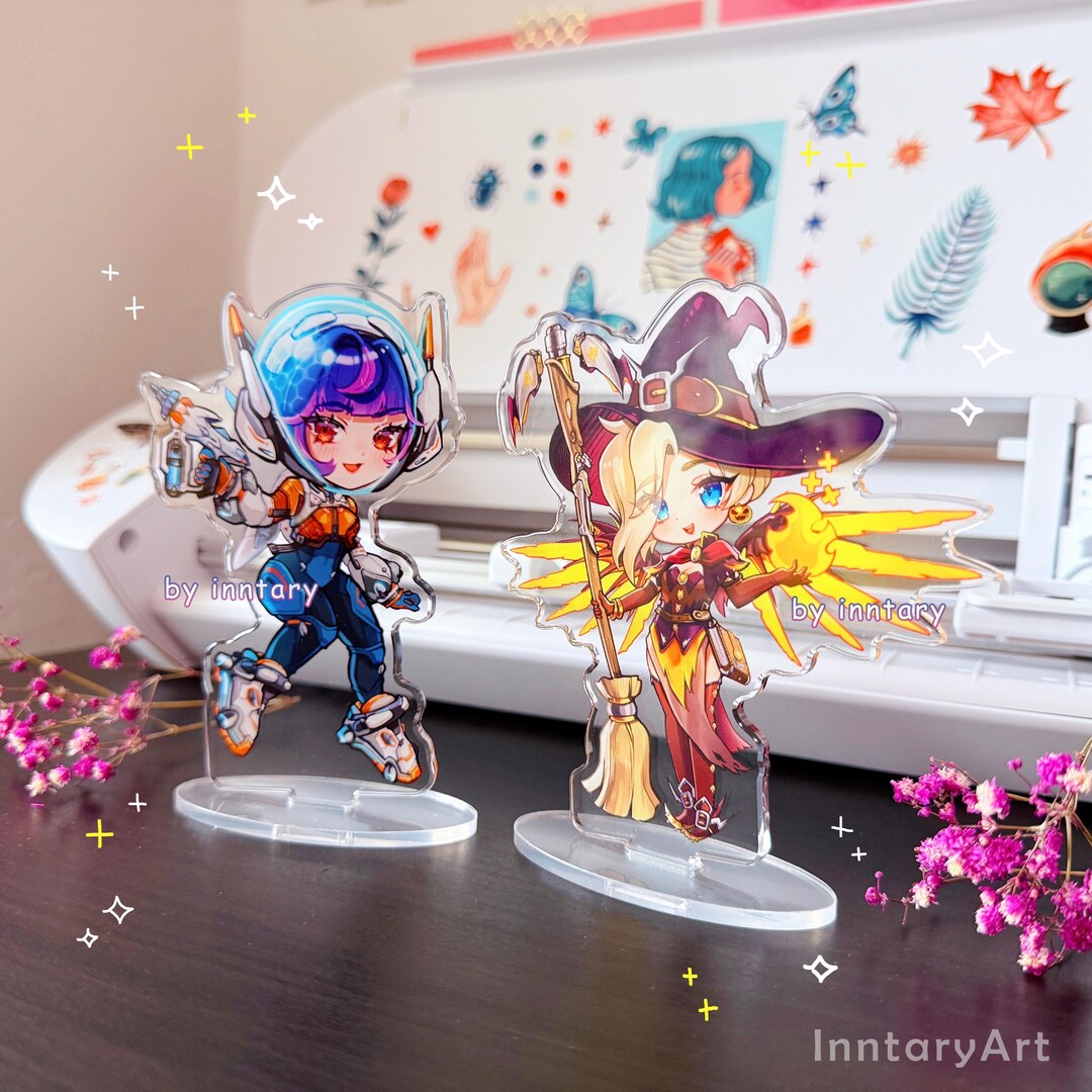 Overwatch 2 Acrylic Standee Witch Mercy Standee Juno Standee Overwatch ...
