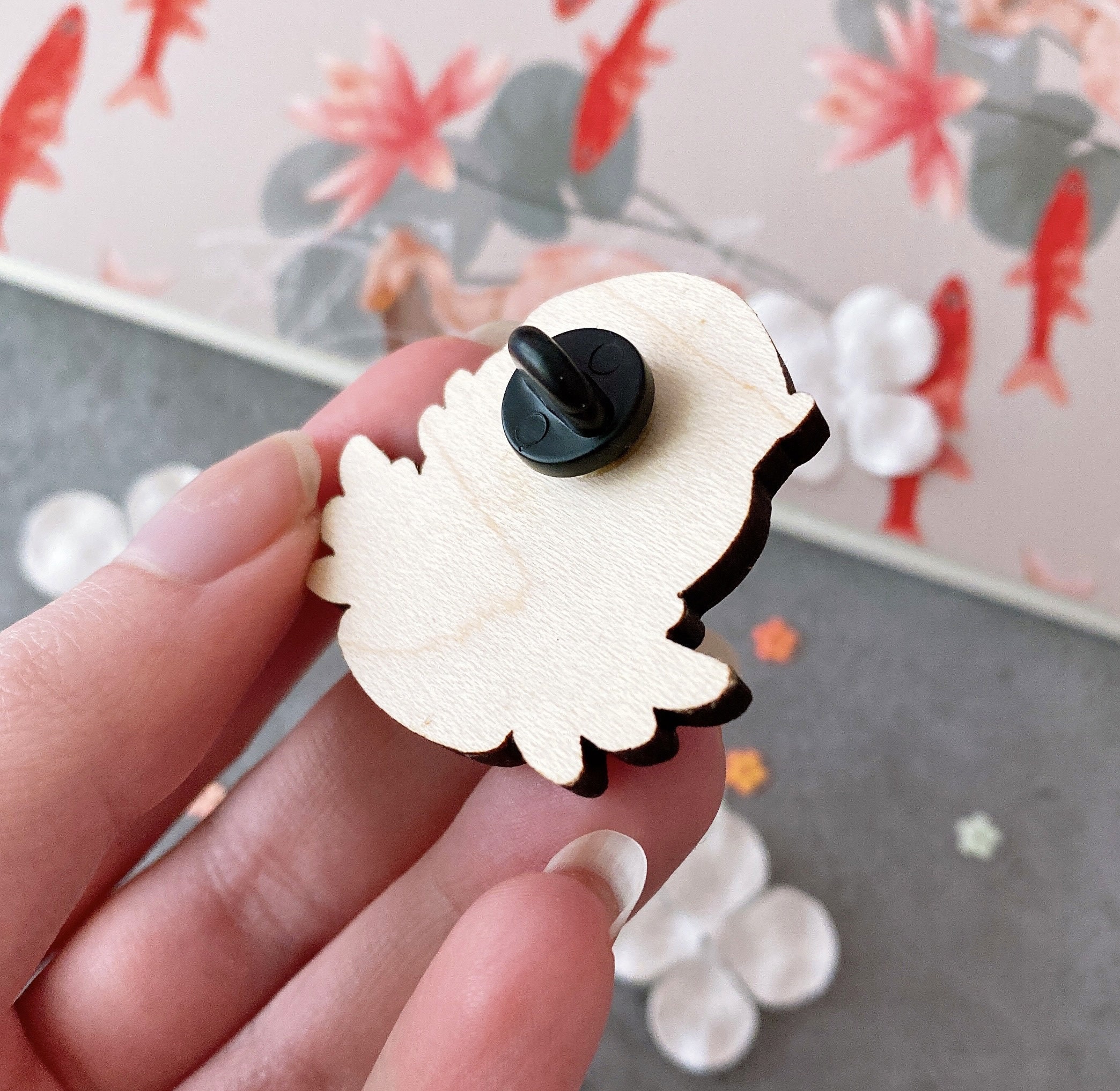 Mercy Overwatch 2 Wooden Pin Badge Chibi Mercy Overwatch Pin, Gamer Pin ...