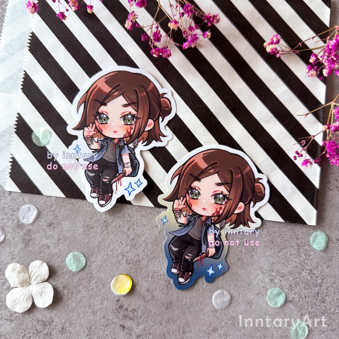 Ellie TLOU 2 Sticker - the Last of Us Sticker | Ellie Williams Sticker ...