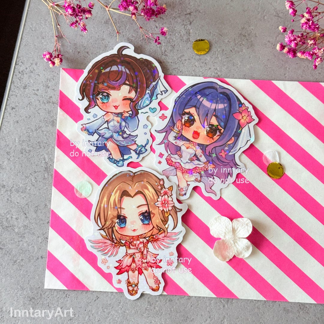 Overwatch 2 Girlies Stickers | Forget-me-not Juno, Hydrangea Kiriko ...