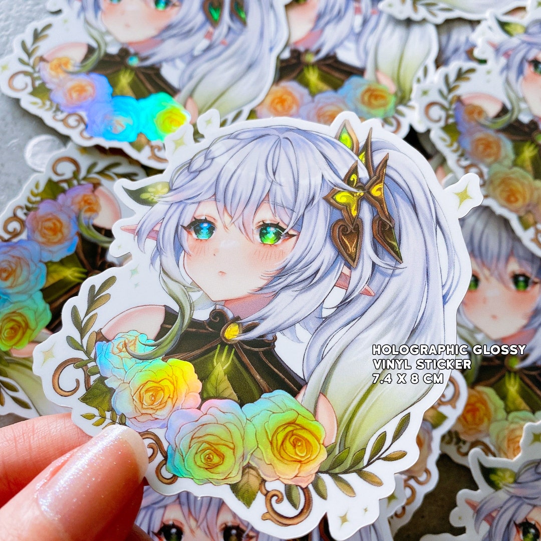 Genshin Impact Nahida Sticker | Waterproof Holographic Sticker ...