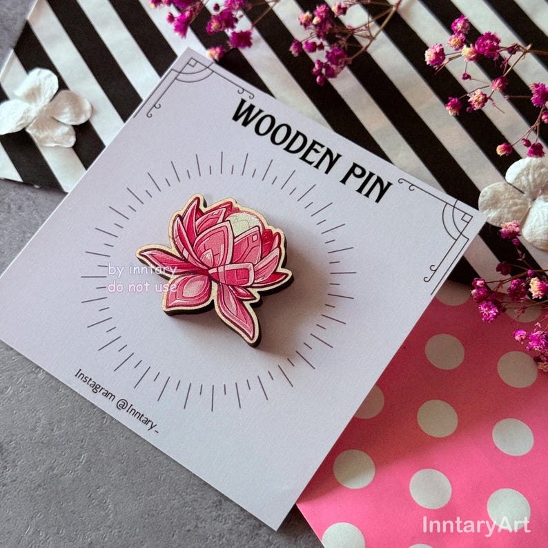 Lifeweaver Healing Blossom Wooden Pin | Lifeweaver Overwatch 2 Pin ...