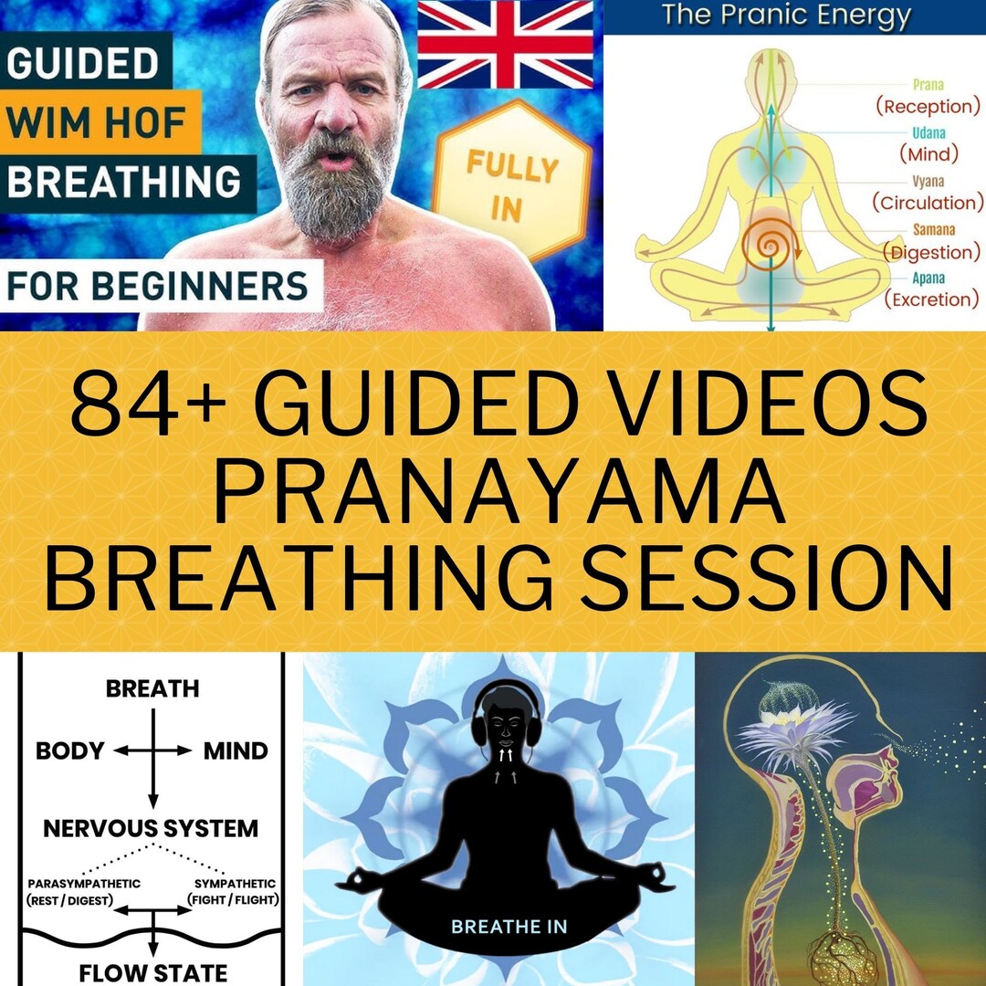 Guided Pranayama Breathing Video Instructional Breathing Guide| Wim Hof ...