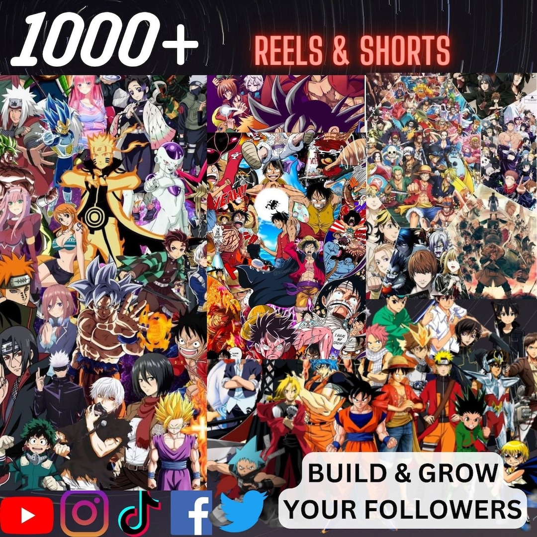 Viral Anime Instagram Reels Bundle Anime Youtube Shorts | Anime Tiktok ...