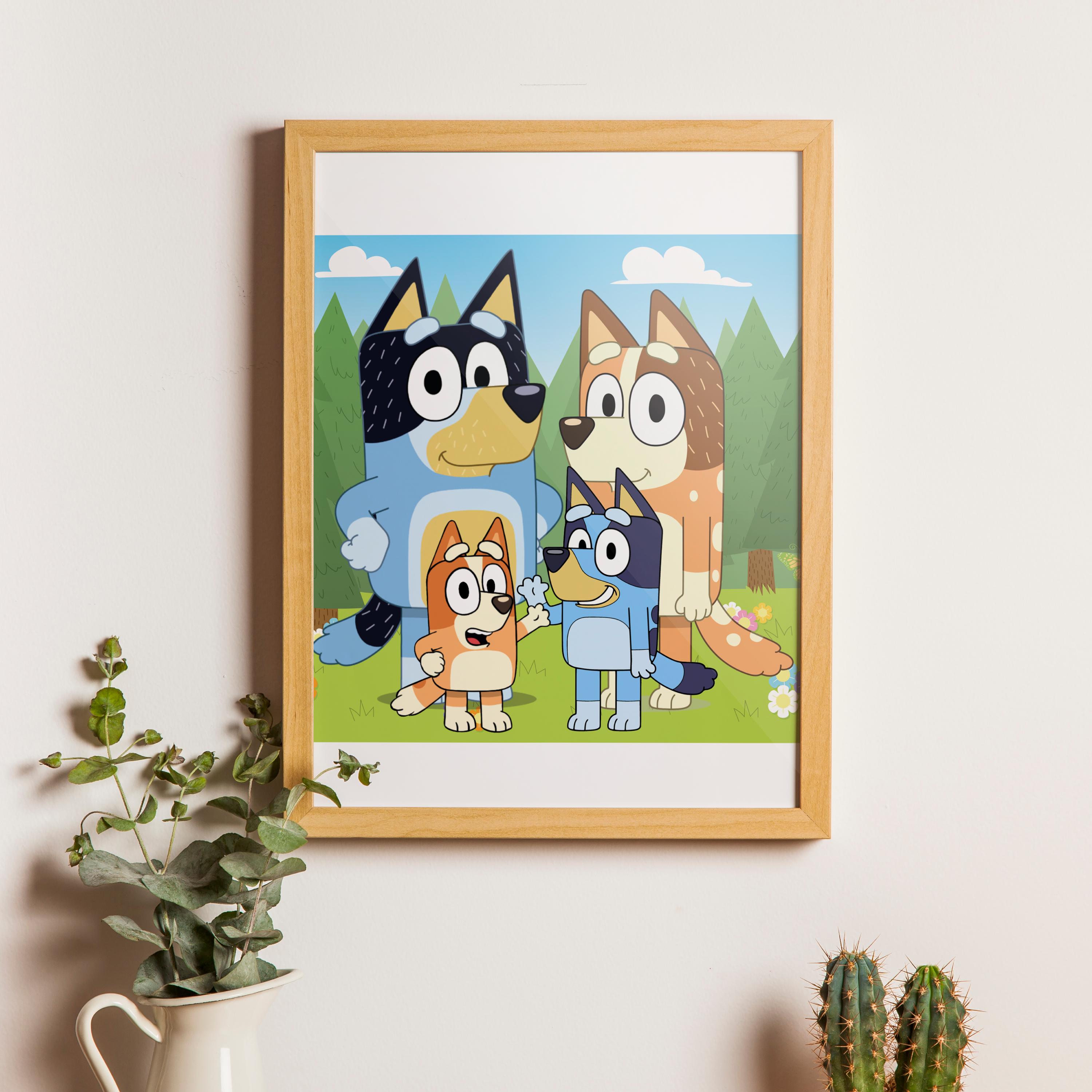 Bluey Family Portraits Custom Bluey Portraits Bluey Style Gift Digital ...