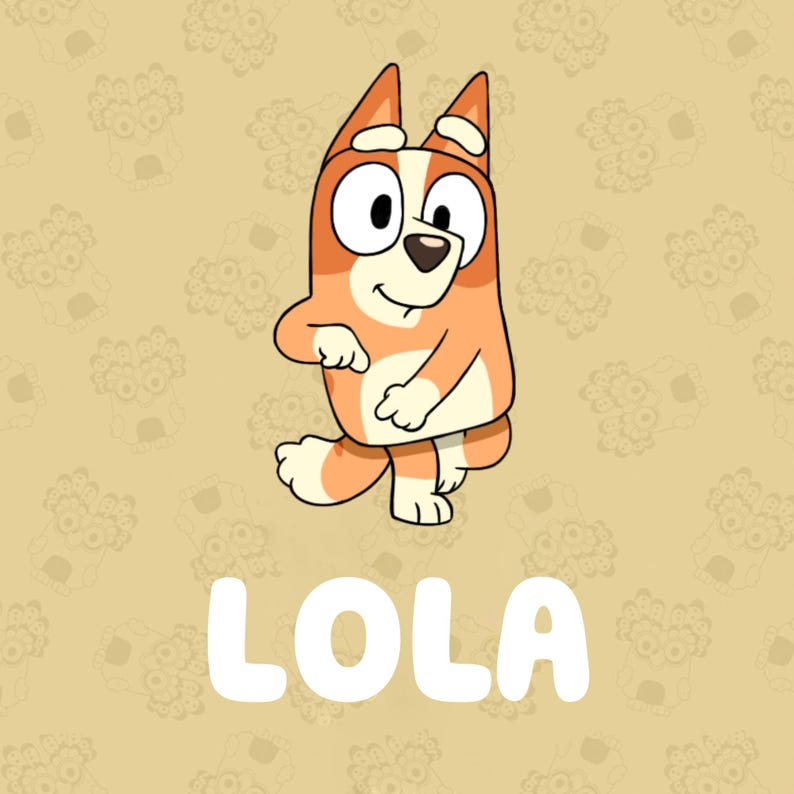 Custom Bluey Style Portrait – Personalized Character Illustration ...