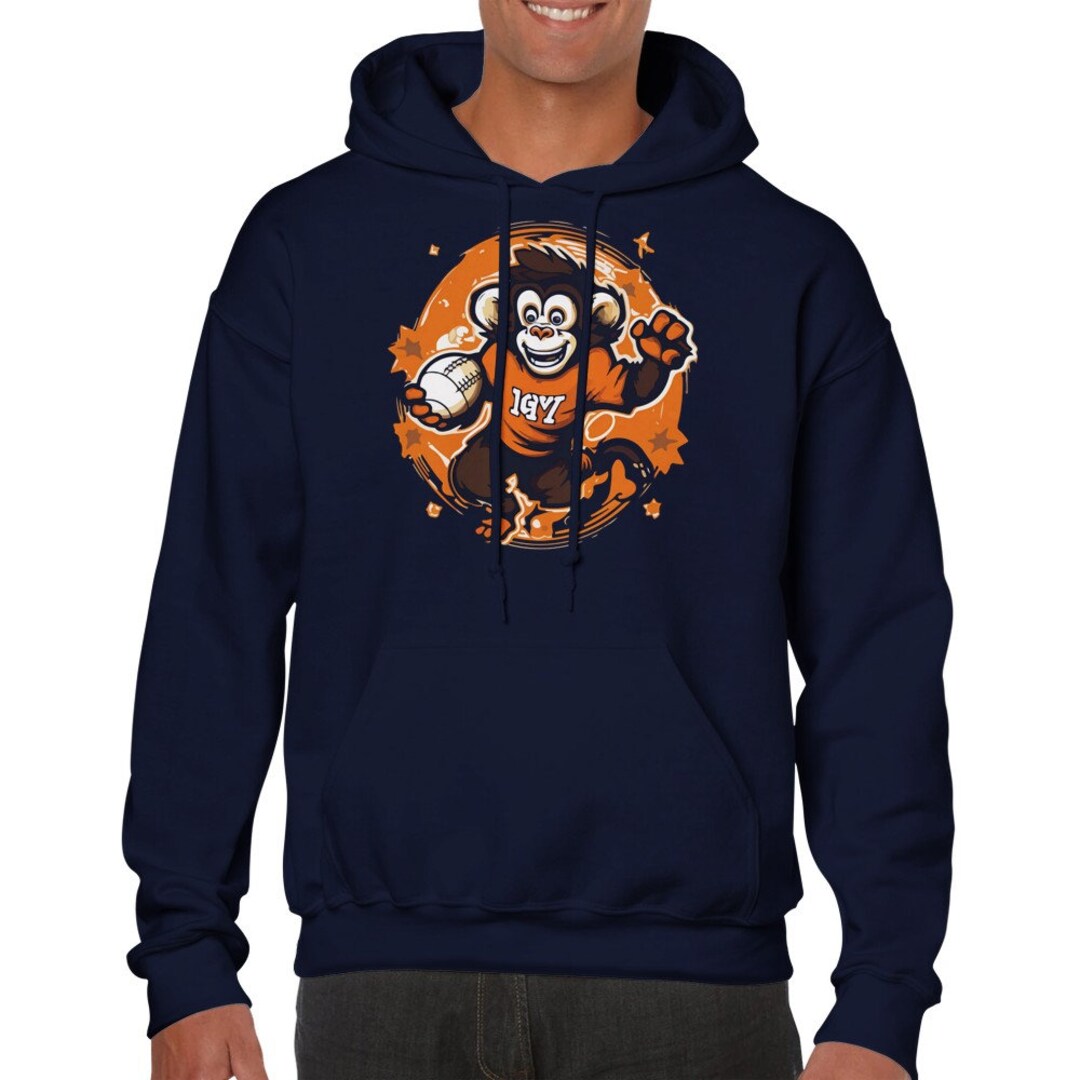 Mako the Rugby Monkey Classic Unisex Hoodie - Etsy
