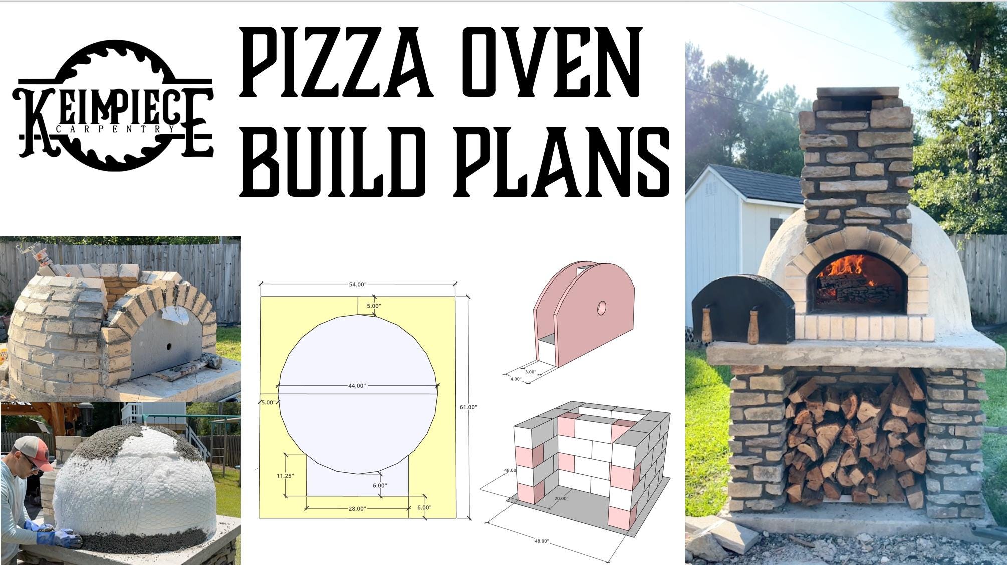 Pizza Oven Build Plans - Etsy