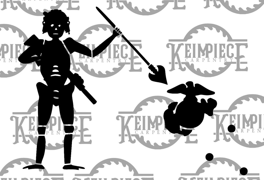 Black Beard Flag Marine Corps Version SVG and PNG Files - Etsy