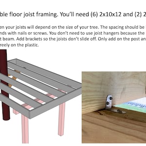 Treehouse Build Plan - Etsy