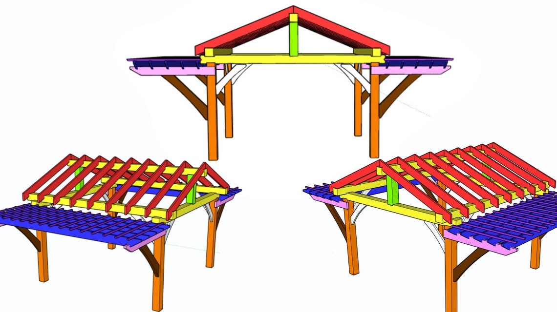 Gazebo Build Plans Pergola Build Plans - Etsy Australia