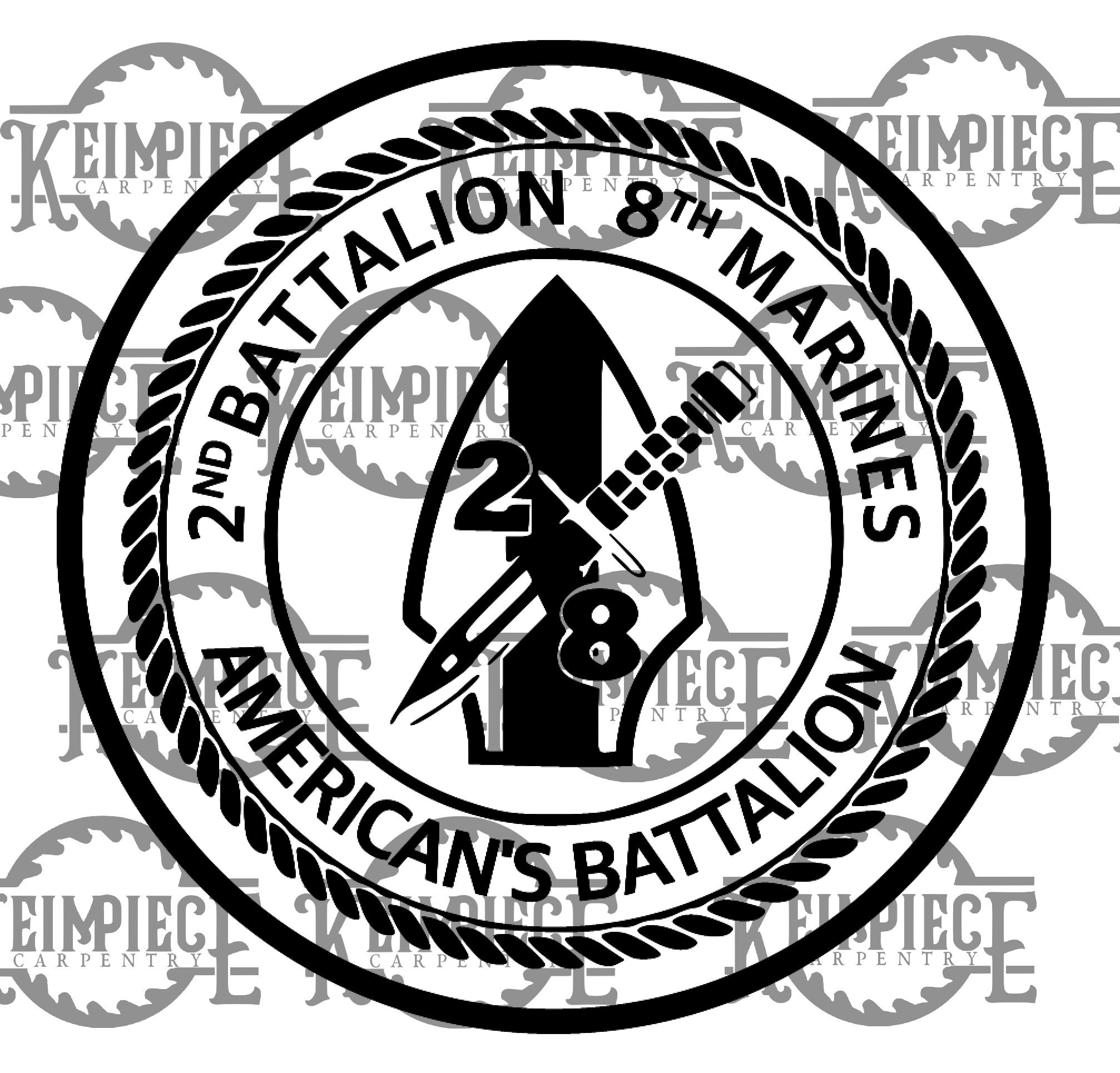 2nd Battalion 8th Marines Logo SVG & PNG File - Etsy